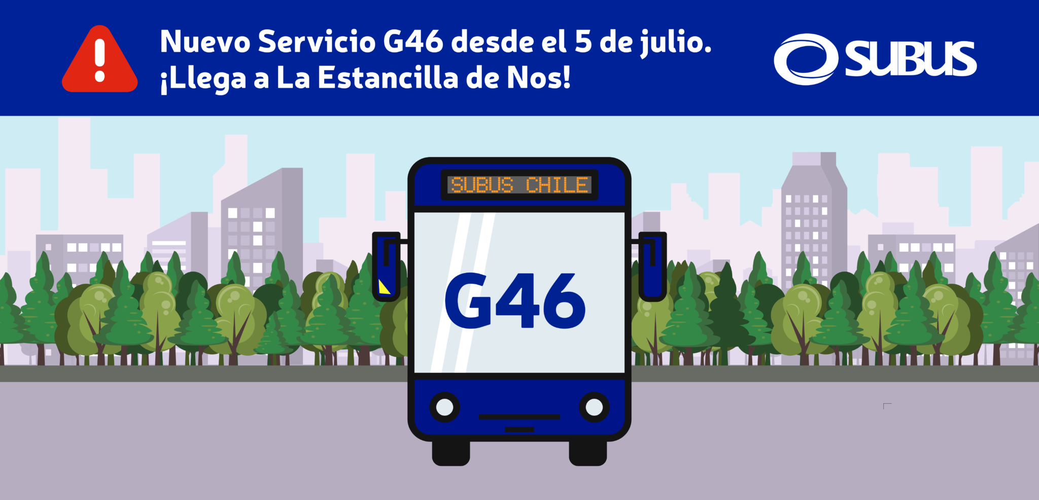 Nuevo servicio G46 – SUBUS Chile S.A.
